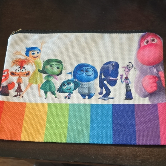 Disney | Accessories | Disney Inside Out Rainbow Character Bag | Poshmark
